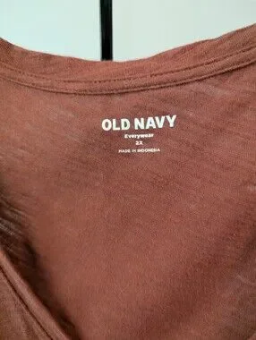 Old Navy | Tops | Old Navy Womens Rusty Brick Vneck Tank Top | Poshmark